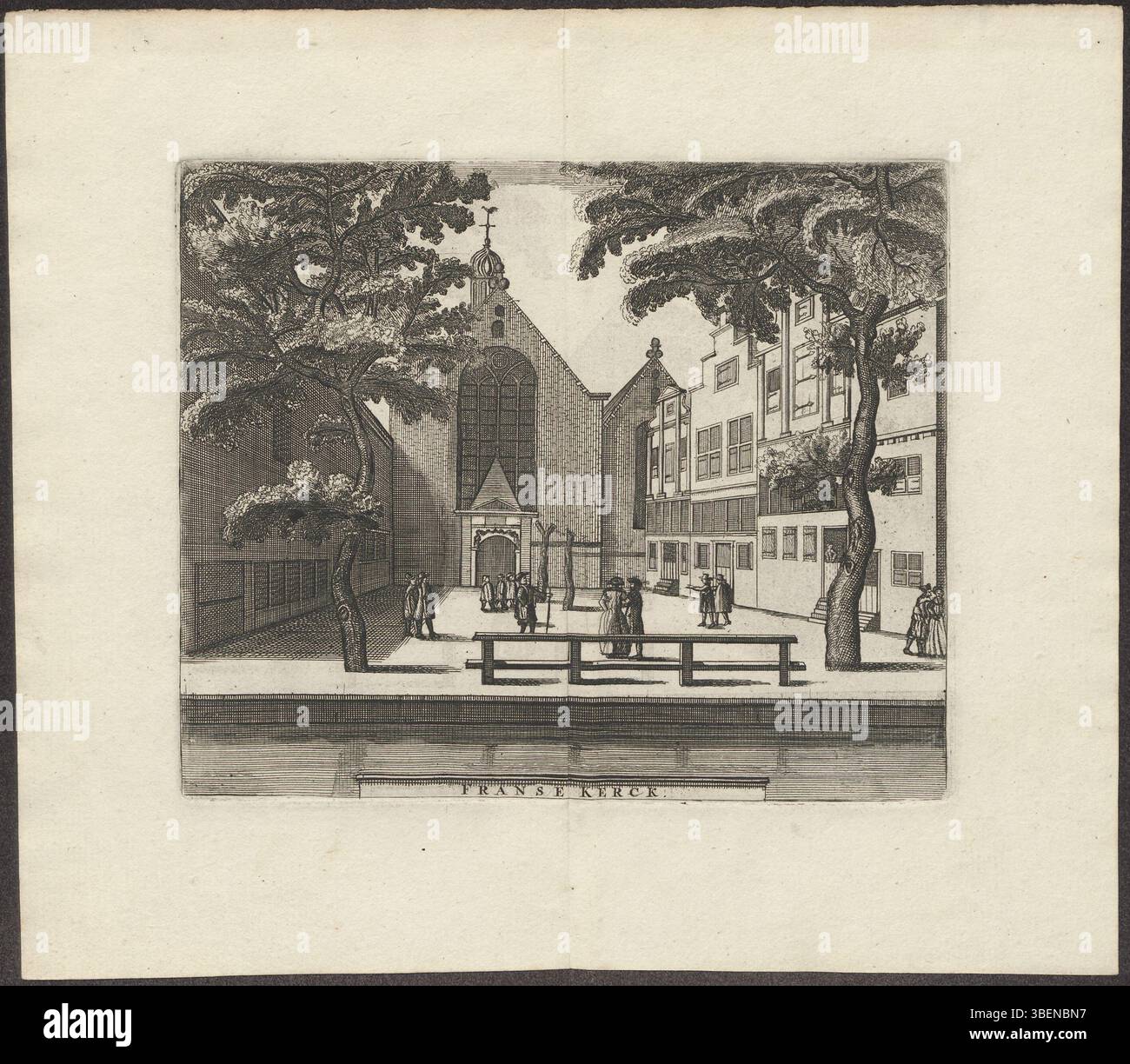 This artwork by Johannes de Ram (1648-1693) presents a view of a ...