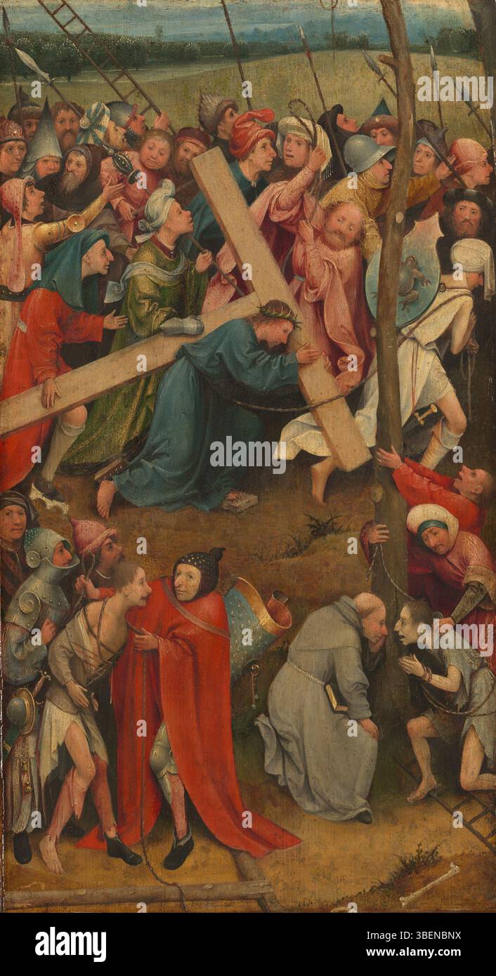 Christ Carrying the Cross, ca. 1500 Stock Photo - Alamy