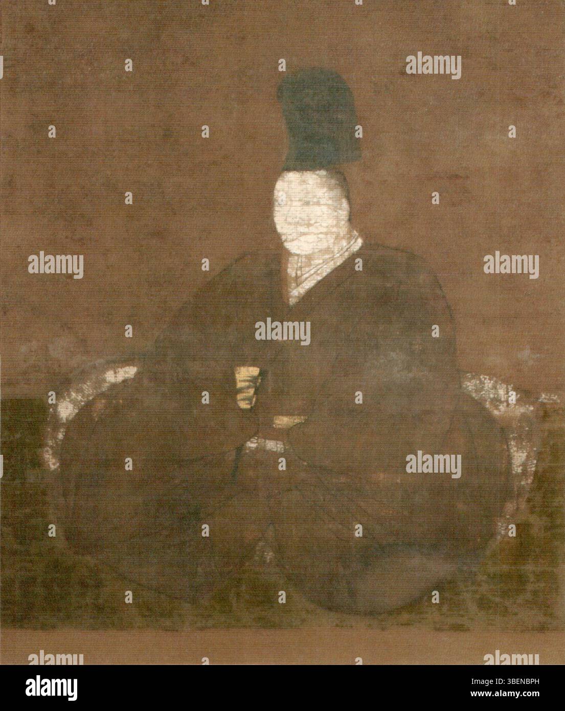 Portrait of Ashikaga Yoshitsugu, a notable figure of the Muromachi ...