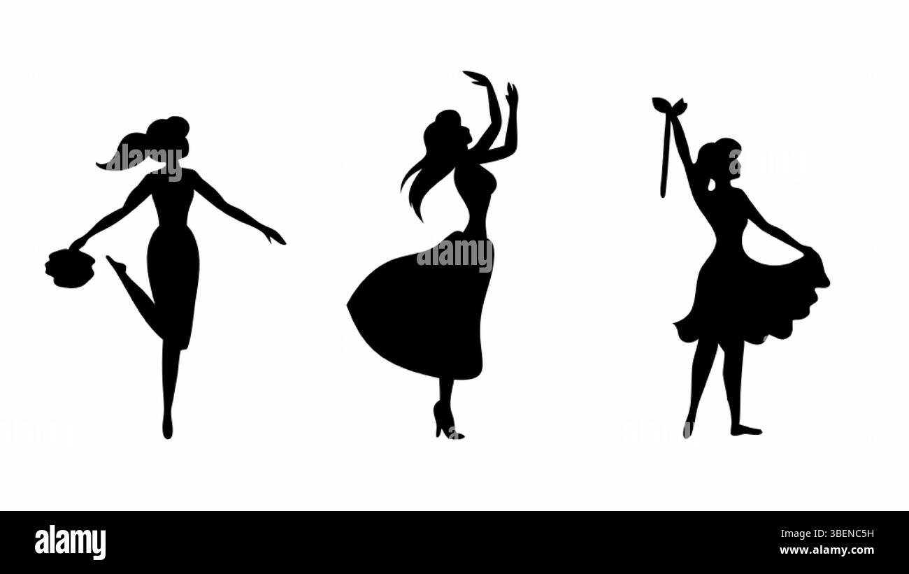 Eps dance poses hi-res stock photography and images - Alamy