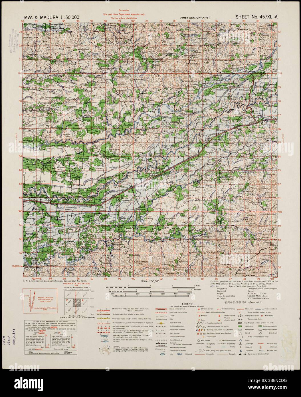 This topographic map of Java and Madura was compiled by the U.S ...