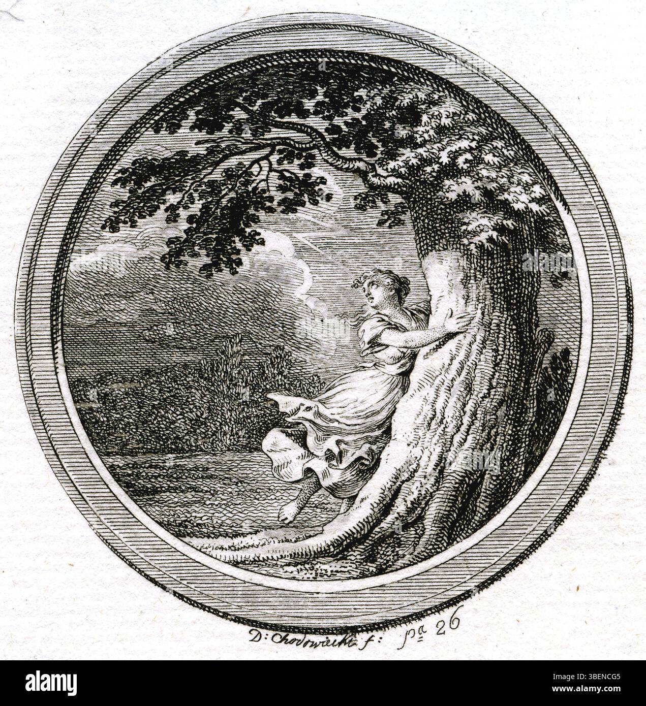 This etching by Daniel Nikolaus Chodowiecki, dated to the late 18th ...