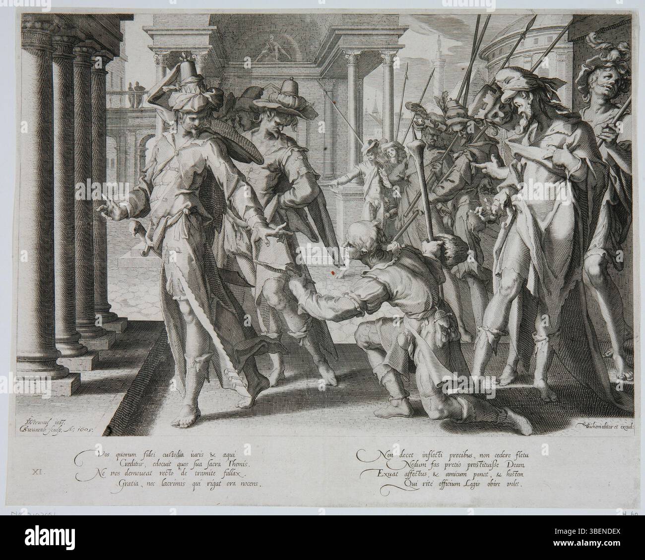 This work by Willem van Swanenburg, dating back to the early 1600s ...