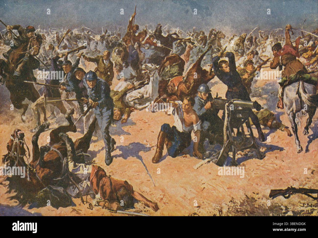 This painting by Stanislaw Batowski Kaczor (1866-1946), created in 1929 ...