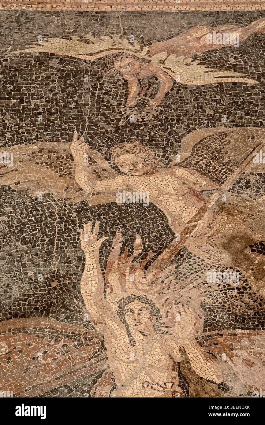 This mosaic from the House of Orion, dating to the 1st century BCE ...