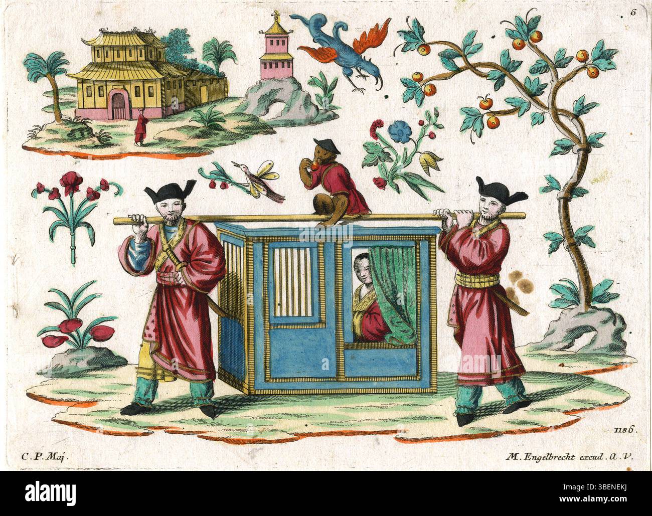 Chinoiserie is a style of European art inspired by Chinese motifs and ...