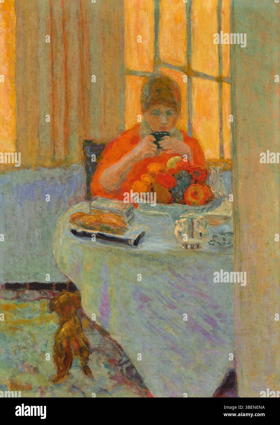 'Le petit déjeuner' is a 1917 painting by French artist Pierre Bonnard ...