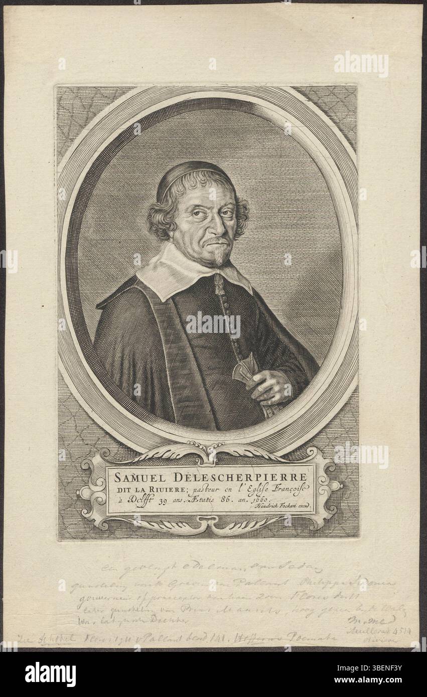 This portrait of Samuel Delescherpierre was created by Crispijn van den ...