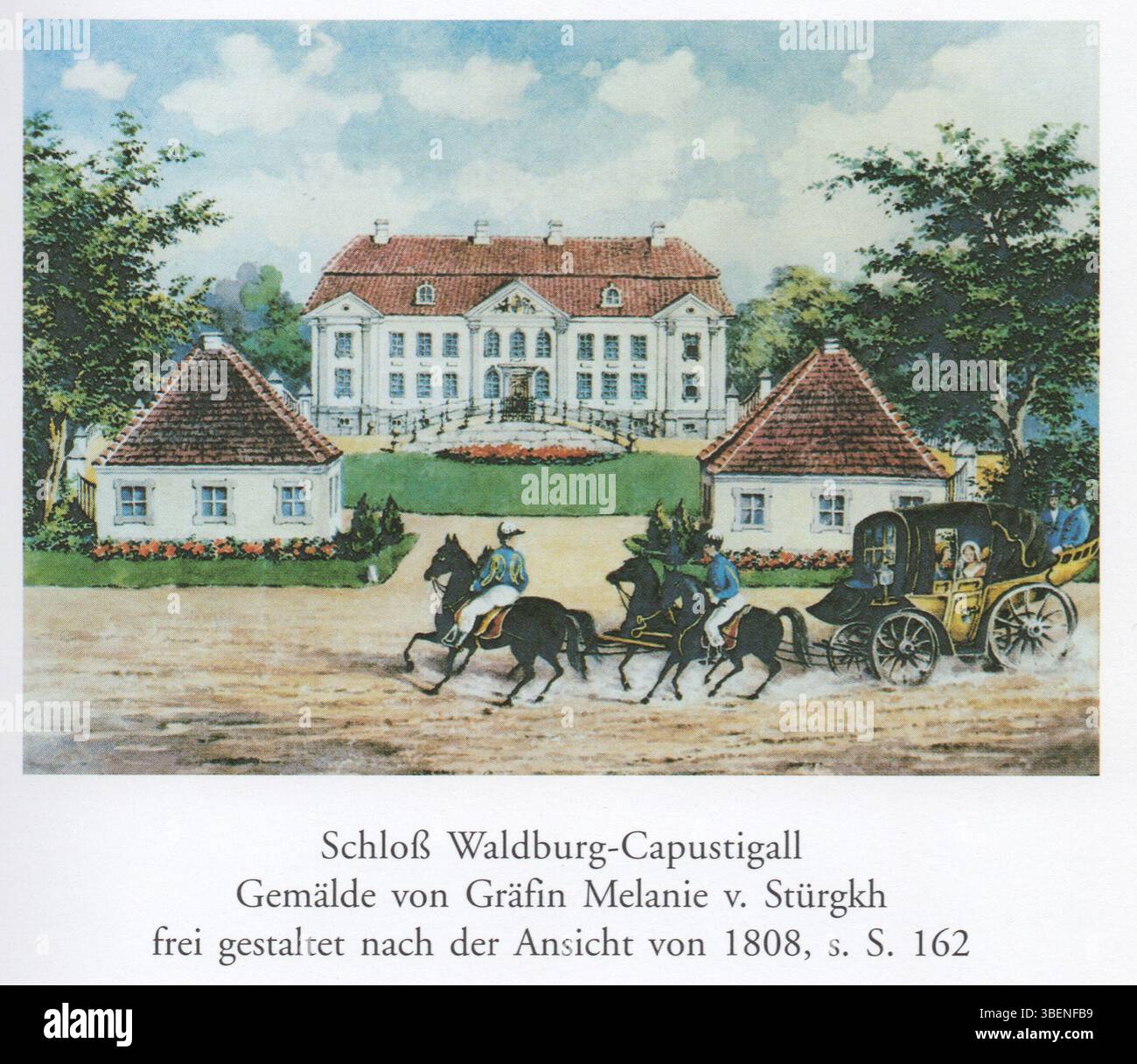 Painted in 1808 by Countess Melanie v. Stürgkh, this artwork depicts ...