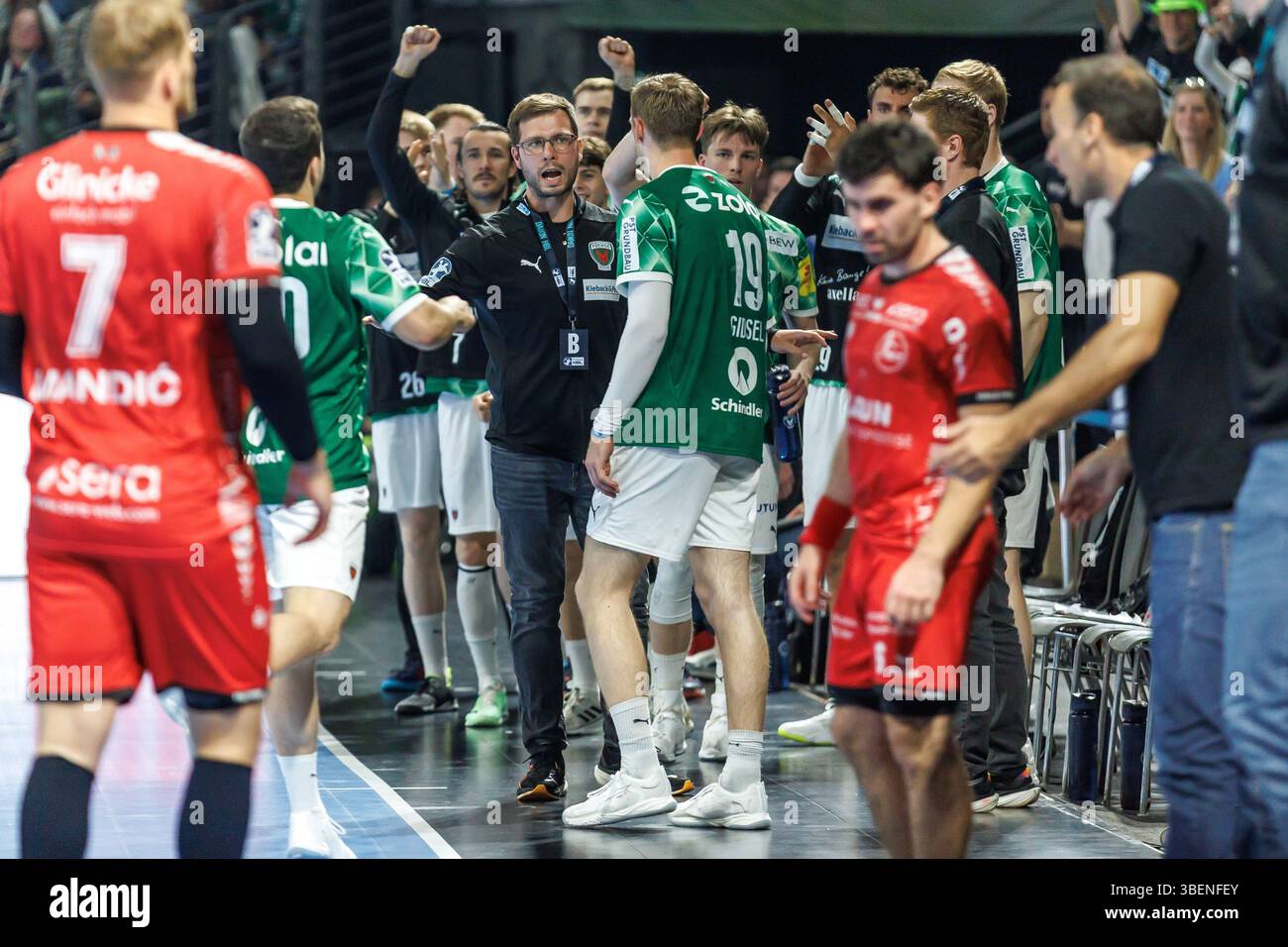 29 May 2025, Berlin: Handball: Bundesliga, Füchse Berlin - MT Melsungen ...
