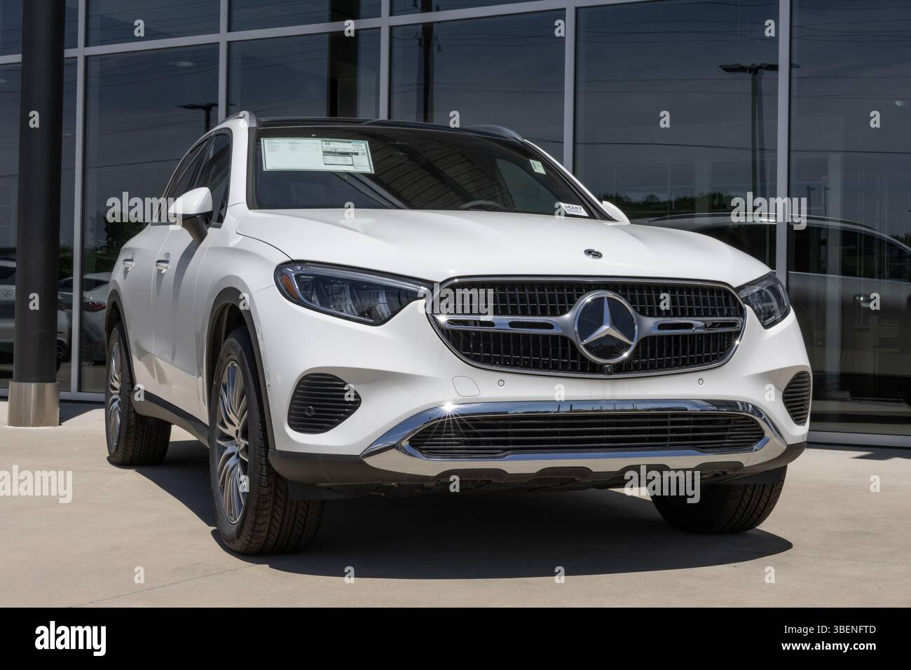 Indianapolis - May 26, 2025: Mercedes-Benz GLC 300 4MATIC SUV display ...