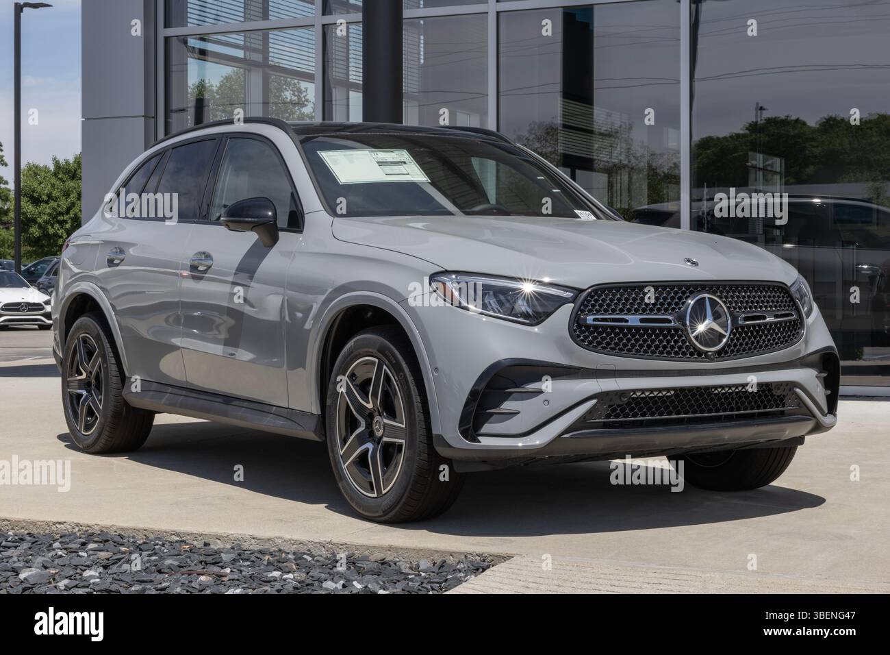 Indianapolis - May 26, 2025: Mercedes-Benz GLC 300 4MATIC SUV display ...