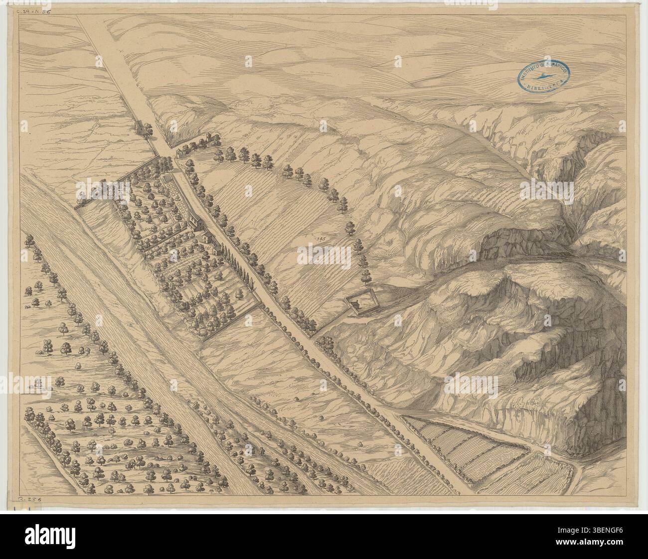 This reproduction of Pedro Teixeira's 1656 map of Madrid was made in ...