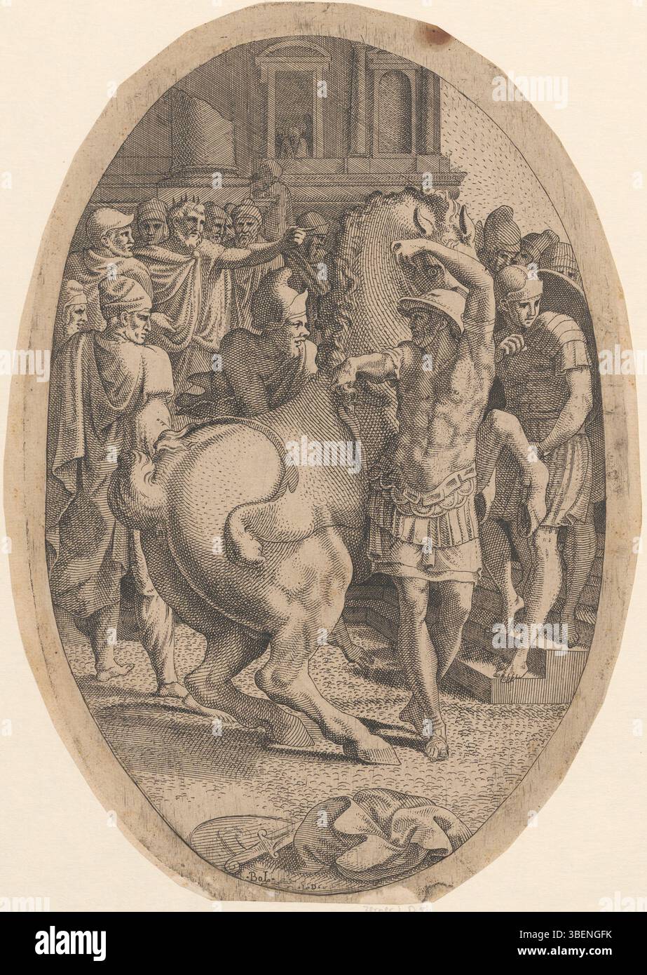 This piece, attributed to Leonard Thiry and created between 1520 and ...
