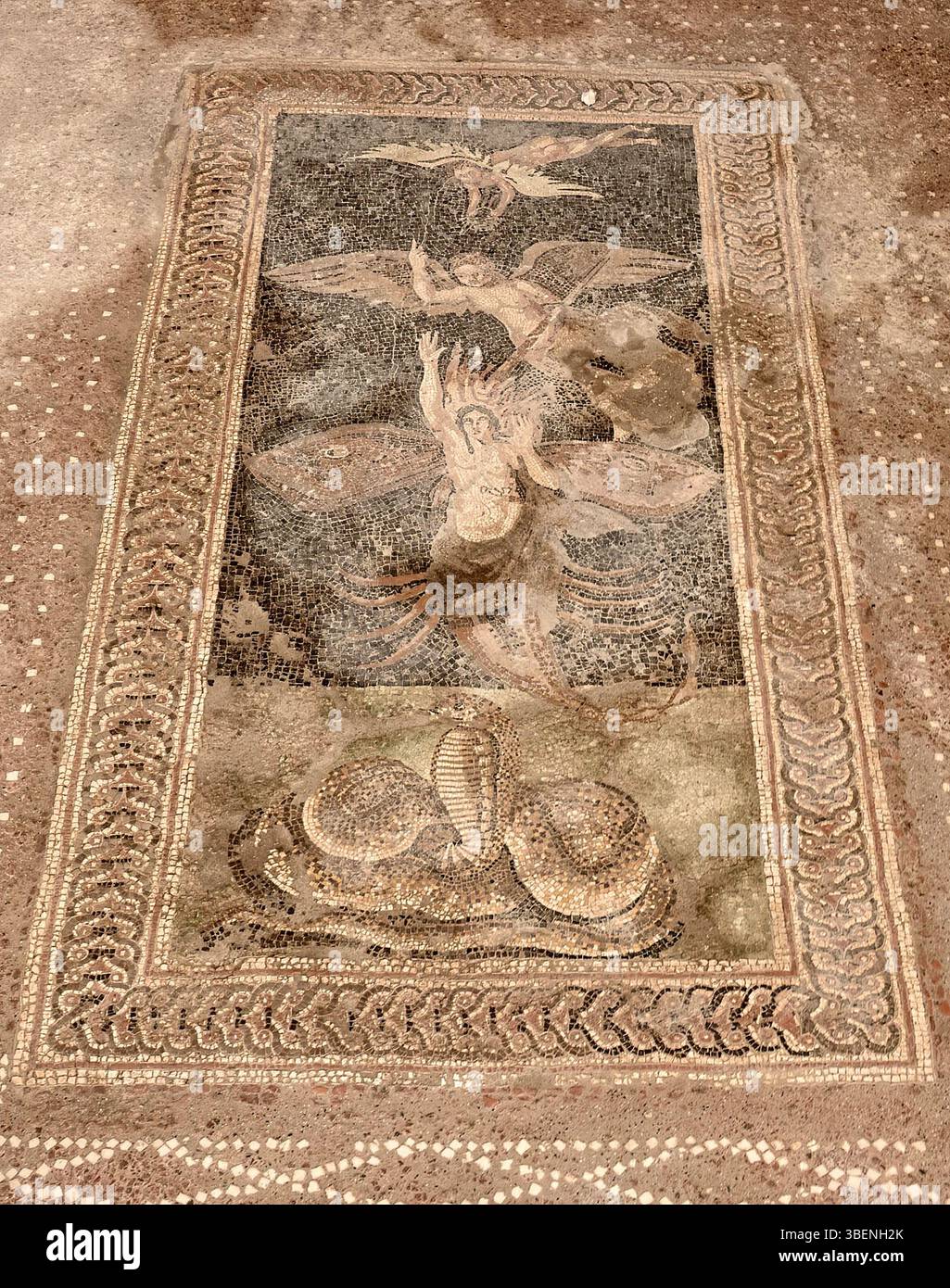 This 1st-century BCE mosaic from the House of Orion illustrates the ...