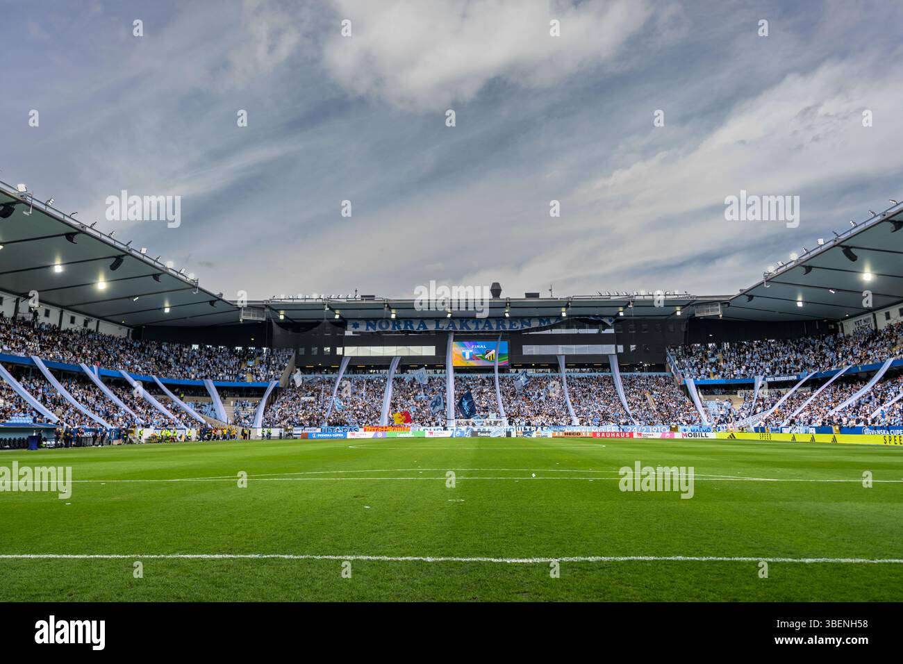 250529 Eleda stadion inför finalen i Svenska Cupen mellan Malmö FF och Häcken den 29 maj 2025 i ...