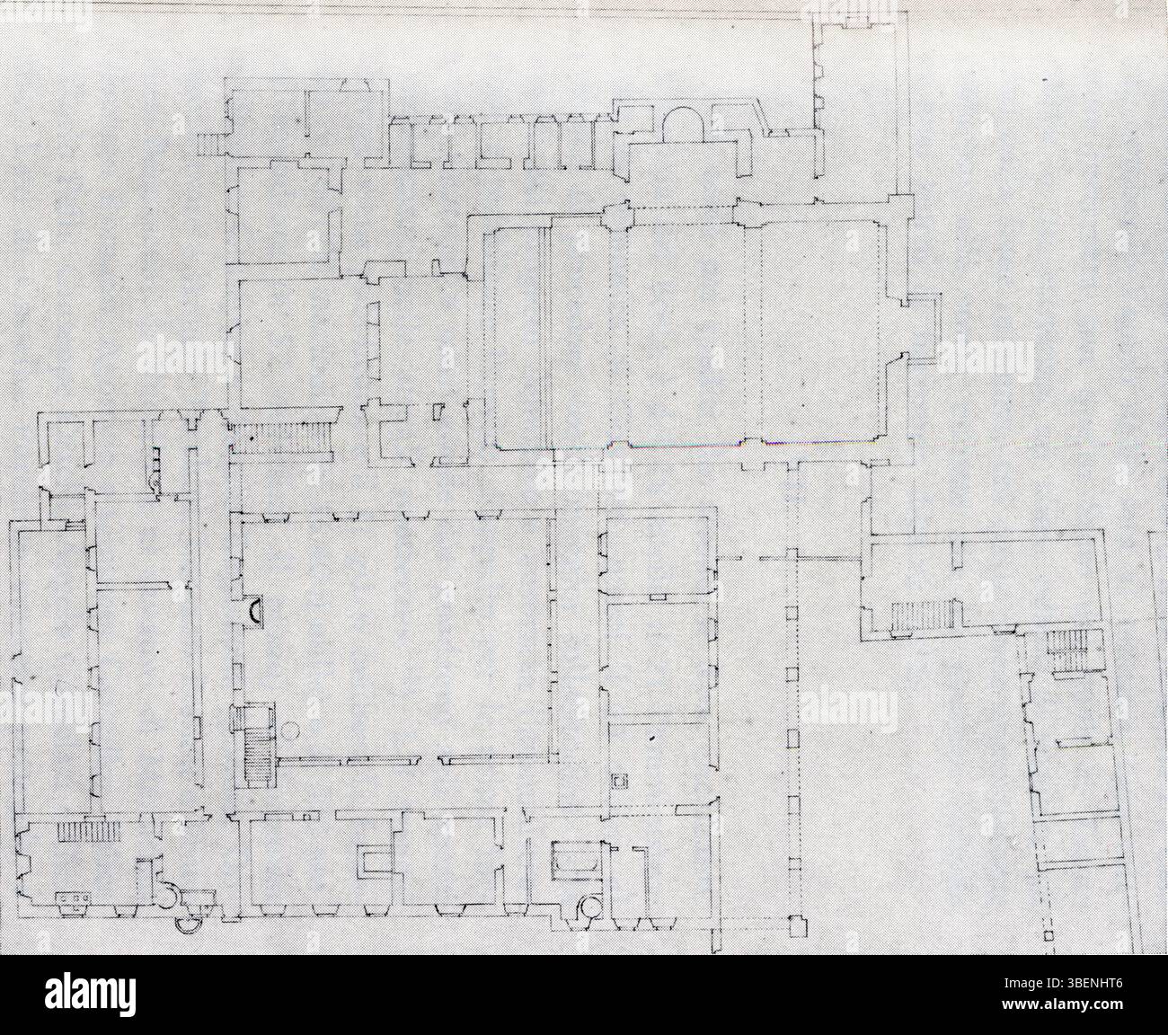 A relief of the former Capuchin convent in Mendrisio, created by Luigi ...