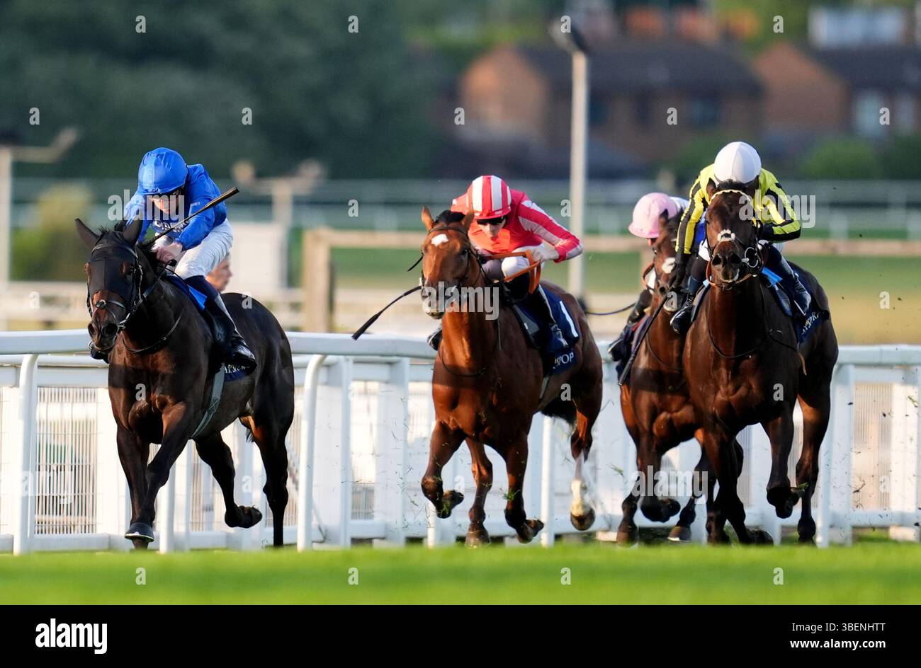 Opera Ballo ridden by William Buick (left) wins the Star Sports Heron ...
