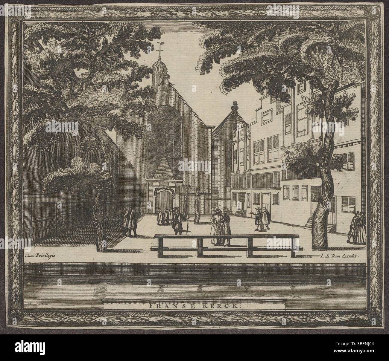Johannes de Ram’s depiction of a Walloon church, cataloged as BWB 376 ...