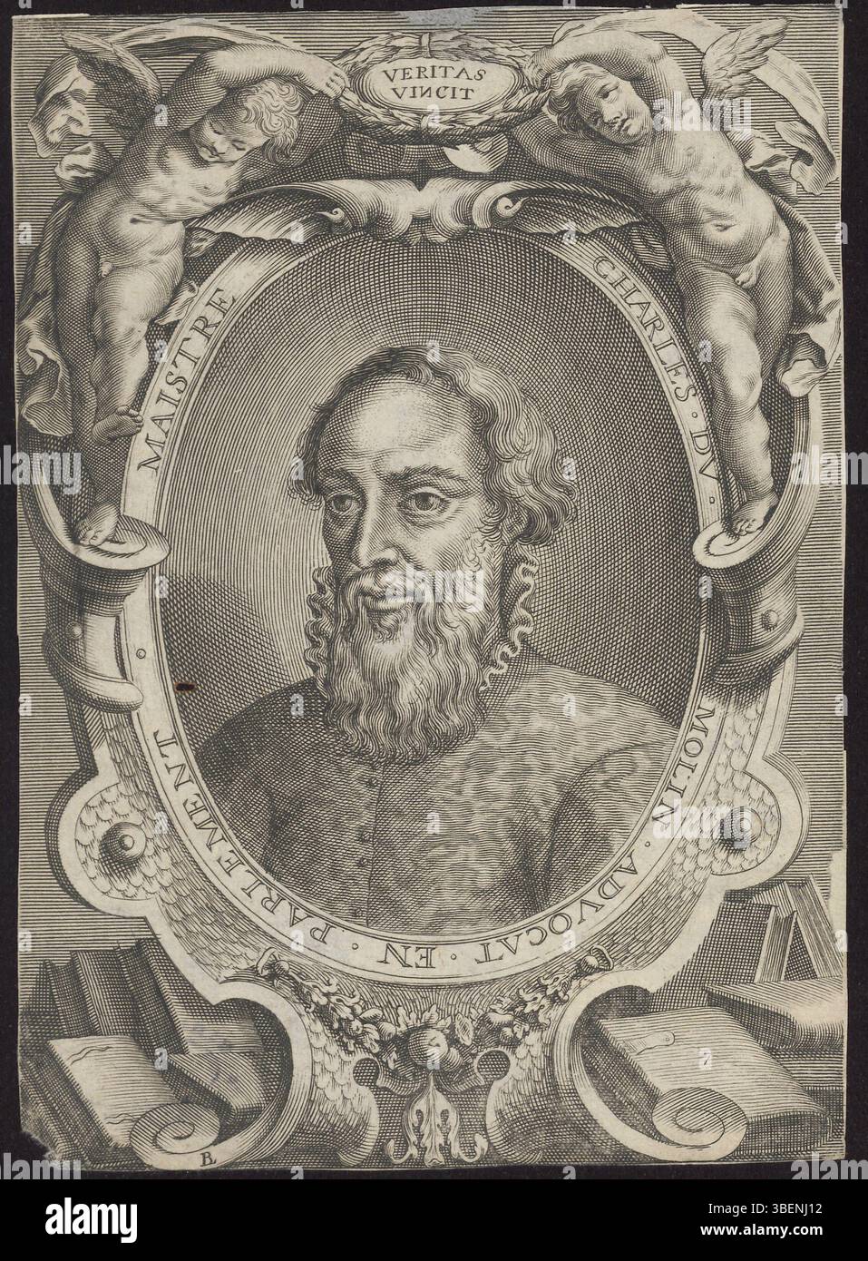 The portrait of Charles du Moulin, a Huguenot lawyer and advocate, was ...