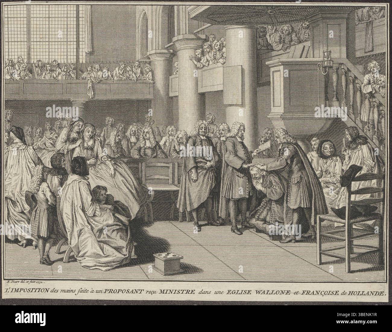 This illustration by Bernard Picart depicts the religious ceremony of ...
