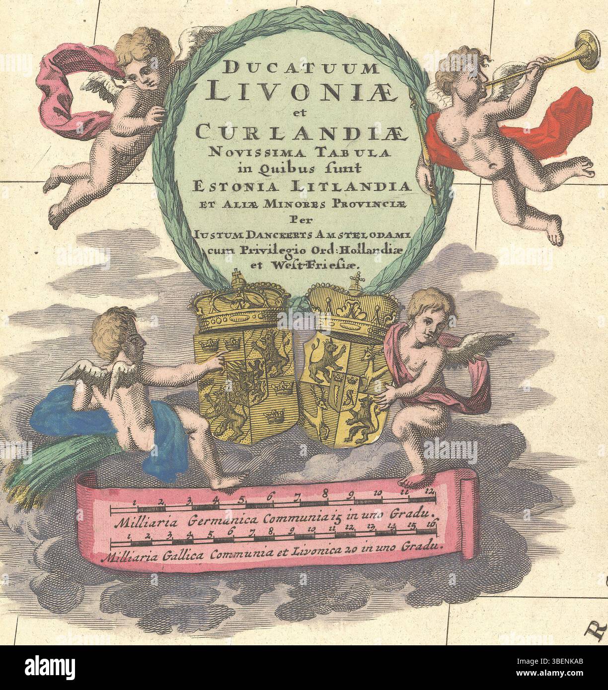 This map, created by Justus Danckerts in the late 17th century, depicts ...