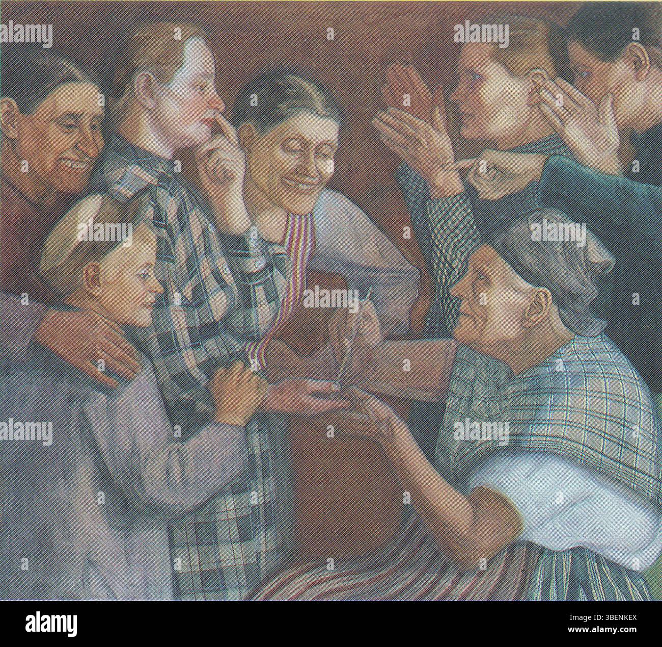 Juho Rissanen’s 1899 watercolor 'At the fortune teller' (Povarissa ...