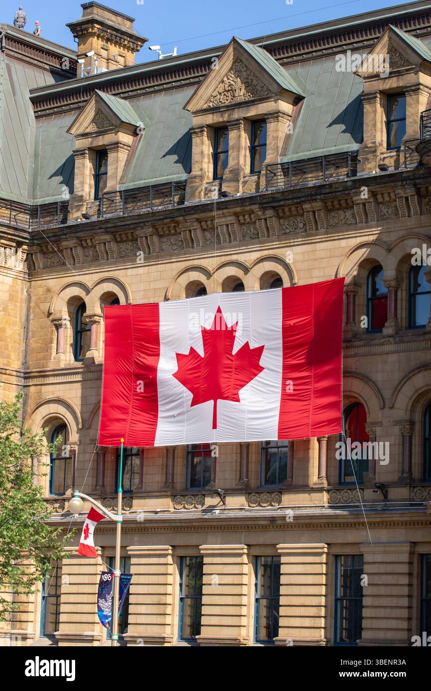 Canada, Ottawa - July 1, 2024: Canada Day in Ottawa downtown. Office of ...