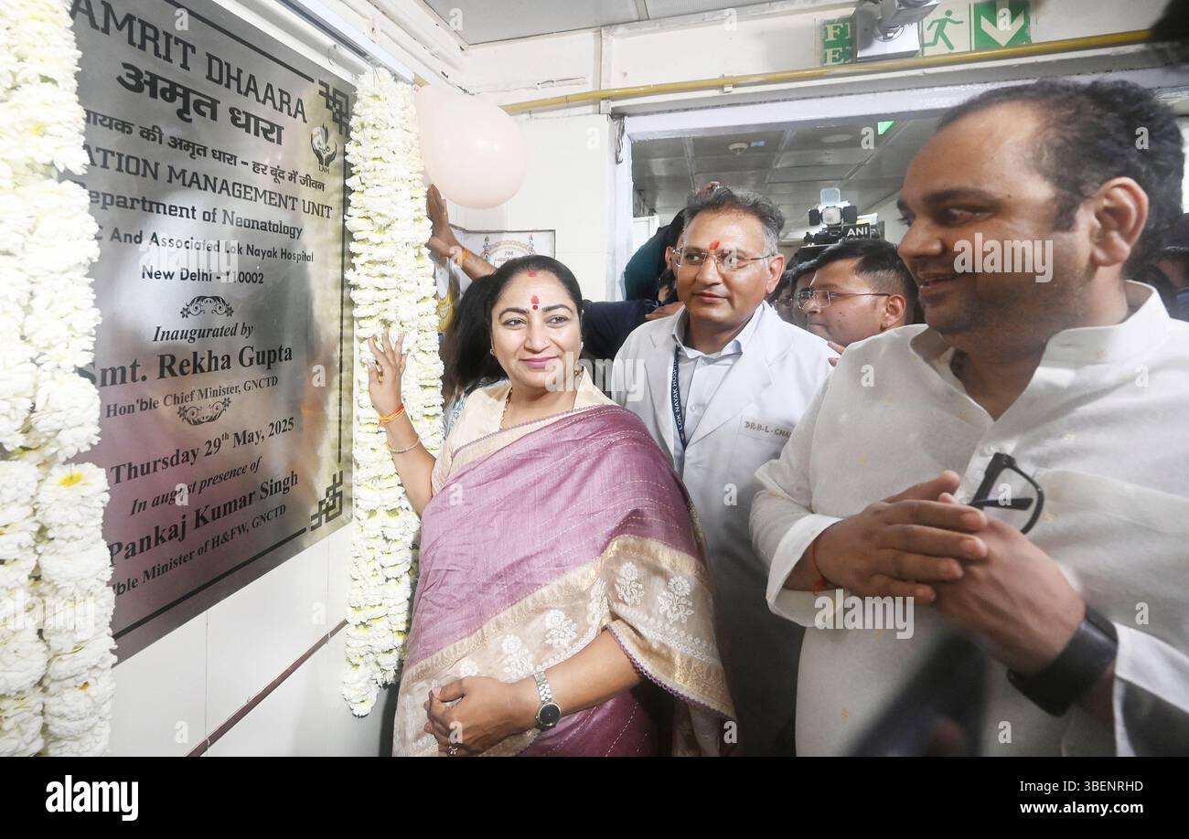 NEW DELHI, INDIA - MAY 29: Delhi CM Rekha Gupta during inaugurated ...