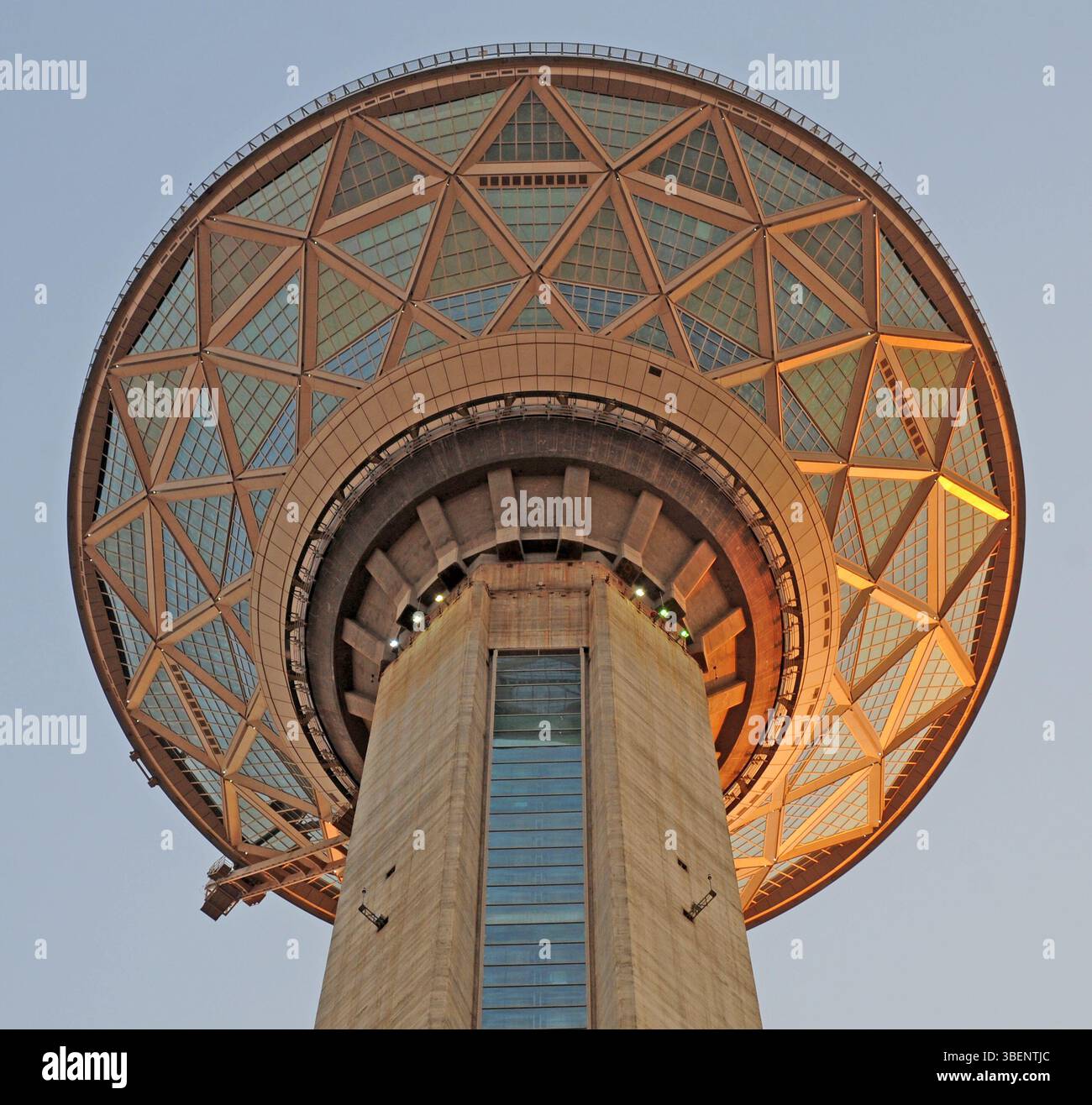 The Milad Tower in Tehran, Iran, is one of the tallest towers in the ...