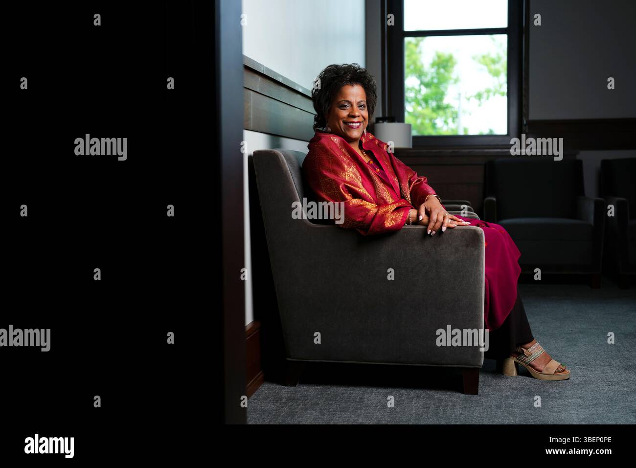Ottawa, Canada. 29th May, 2025. Health Minister Marjorie Michel poses ...
