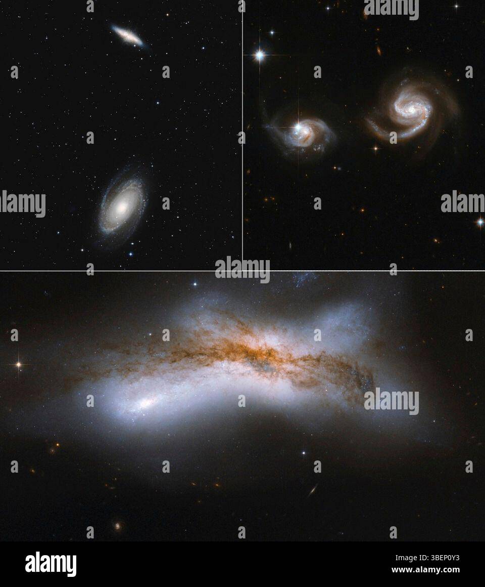 In this combination of images from NASA/ESA shows three future ...