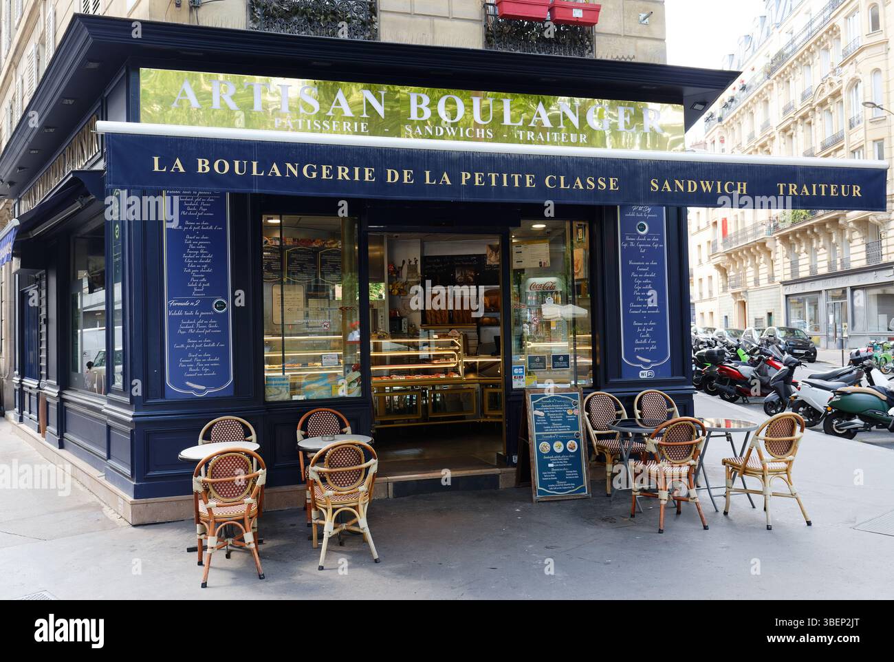 Paris, France-May 19, 2025 : De la petite classe is bakery located in ...