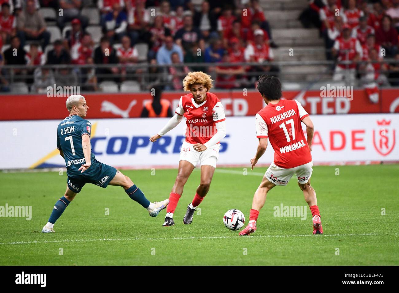 30 John PATRICK (sdr) - 07 Gauthier HEIN (fcm) during the playoffs ...