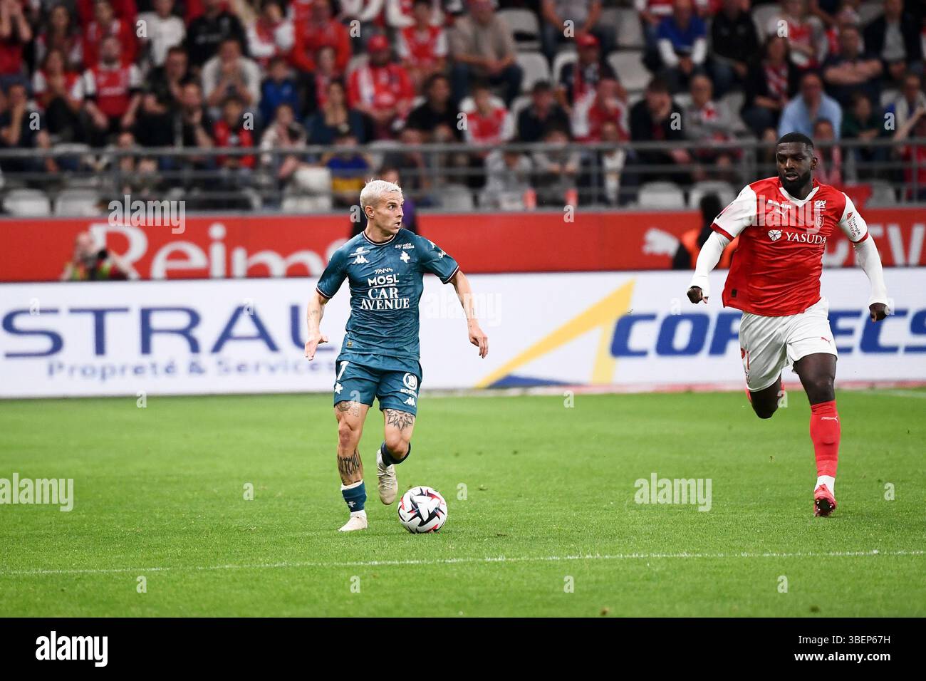 07 Gauthier HEIN (fcm) - 21 Cedric KIPRE (sdr) during the playoffs ...