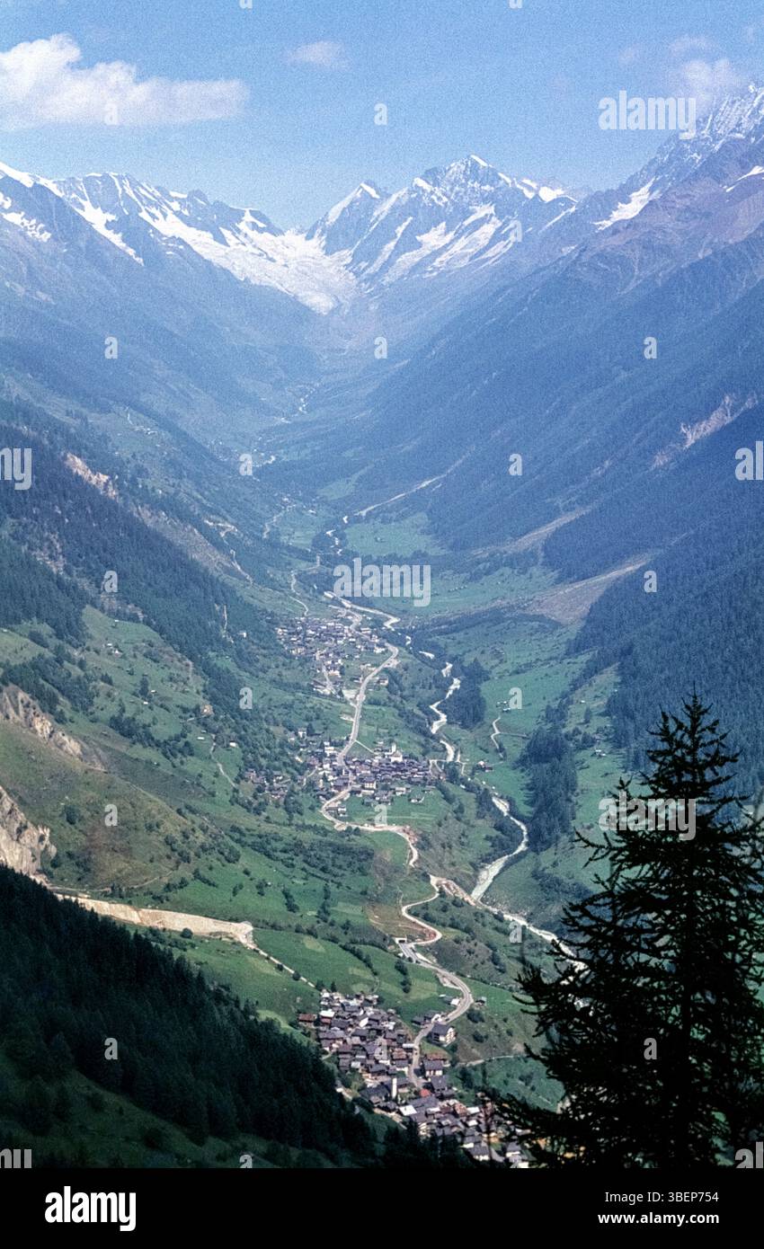 Valais swiss canton of wiler hi-res stock photography and images - Alamy