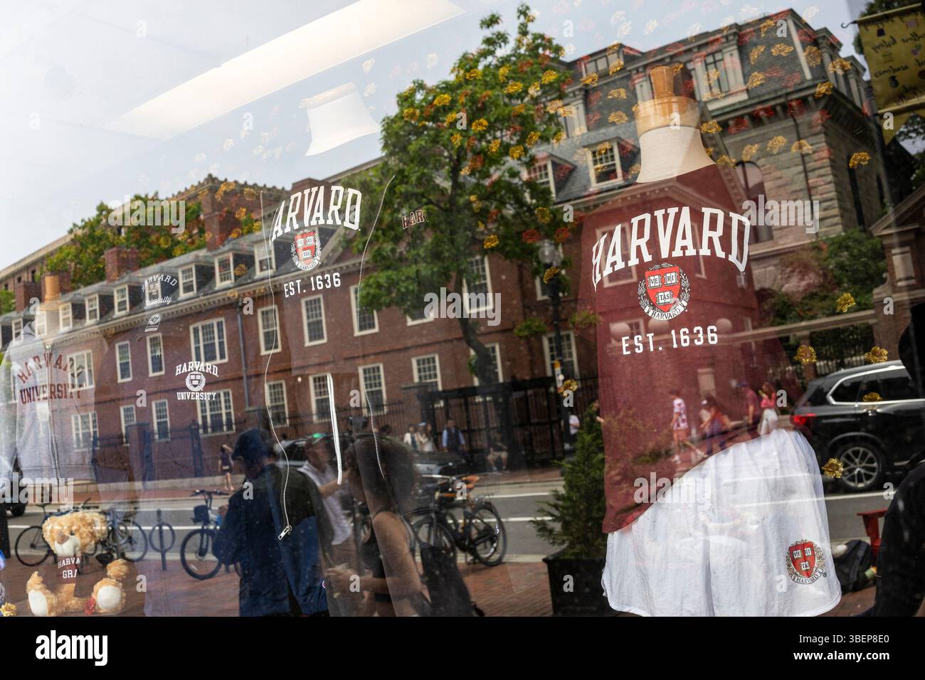 Cambridge, Massachusetts, USA. 28th May, 2025. A portion of campus is ...