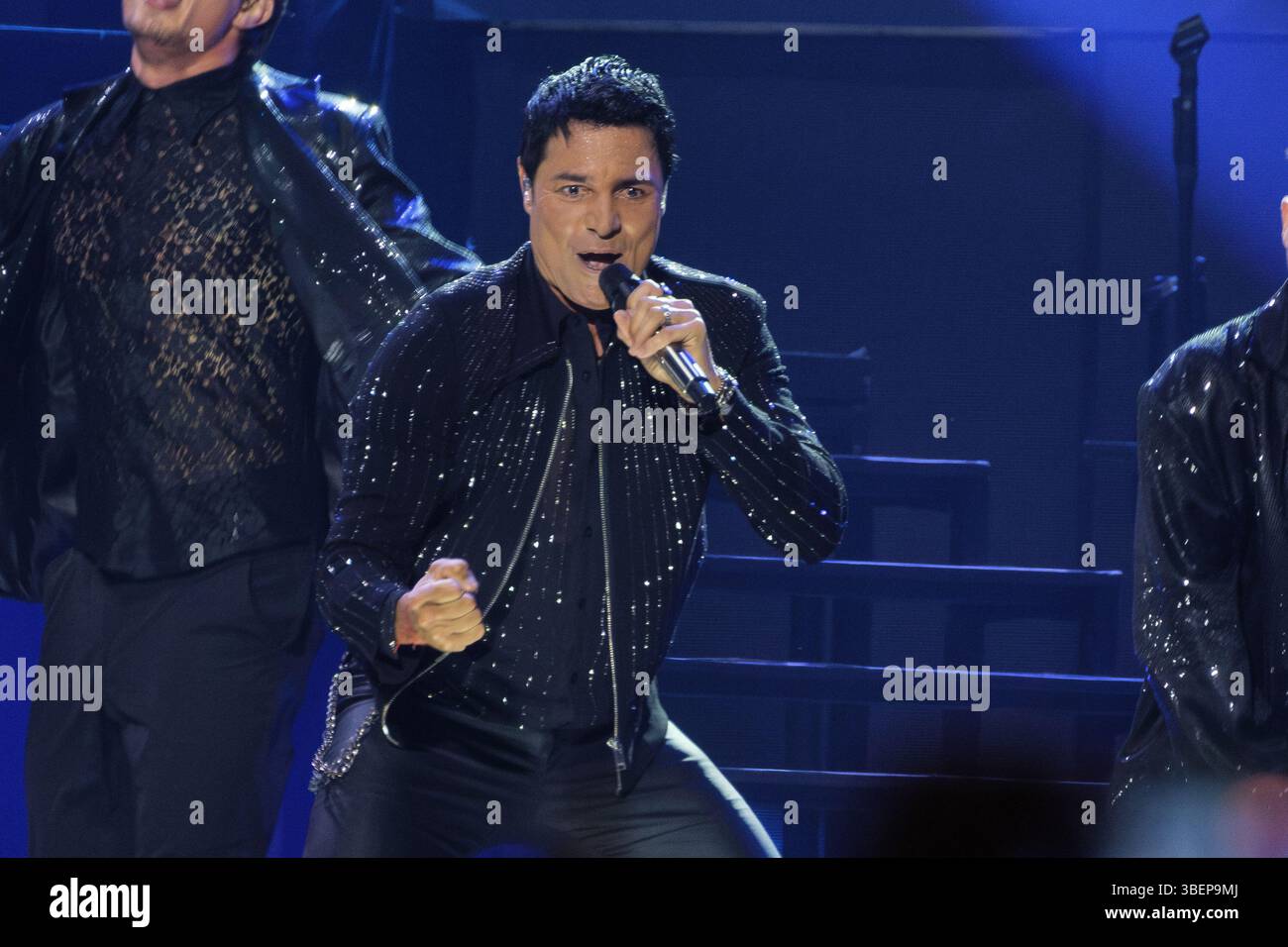 Madrid, Spain. 29th May, 2025. The singer Chayanne performs during his ...