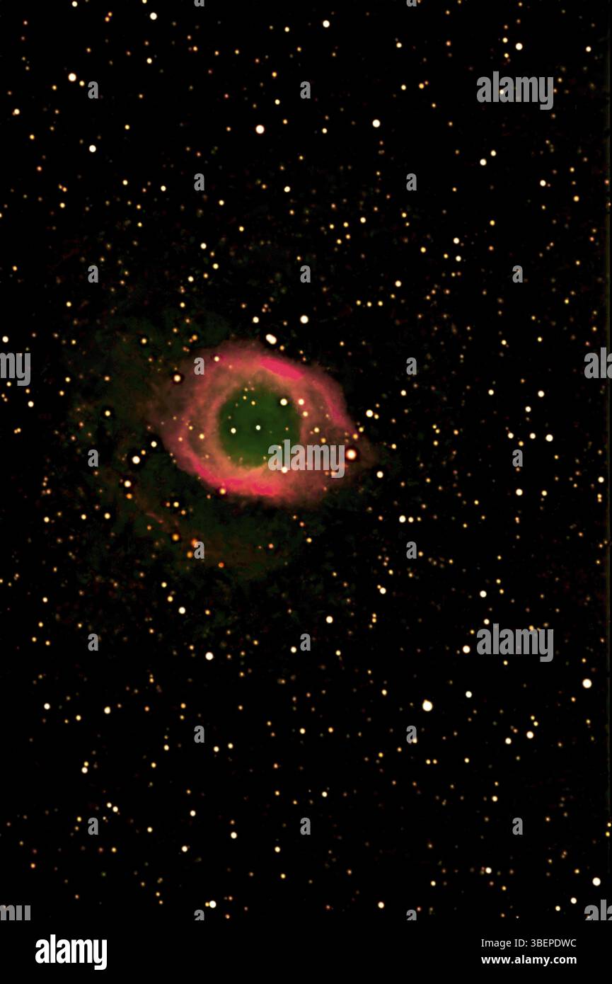 Helix Nebula - NGC 7293 (God', s Eye - NGC 7293 Stock Photo - Alamy