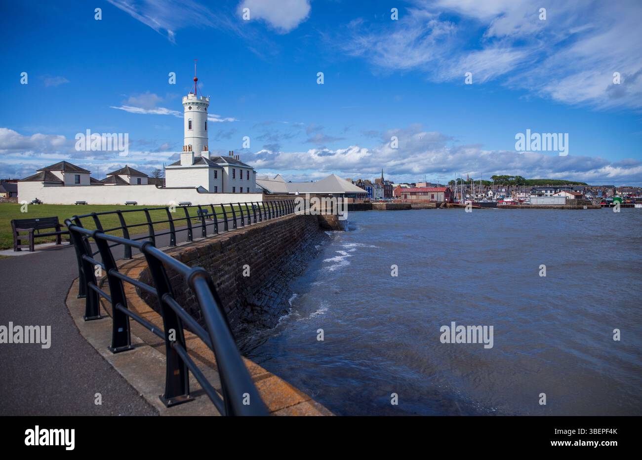 The Signal Tower Museum, Arbroath Harbour Stock Photo - Alamy