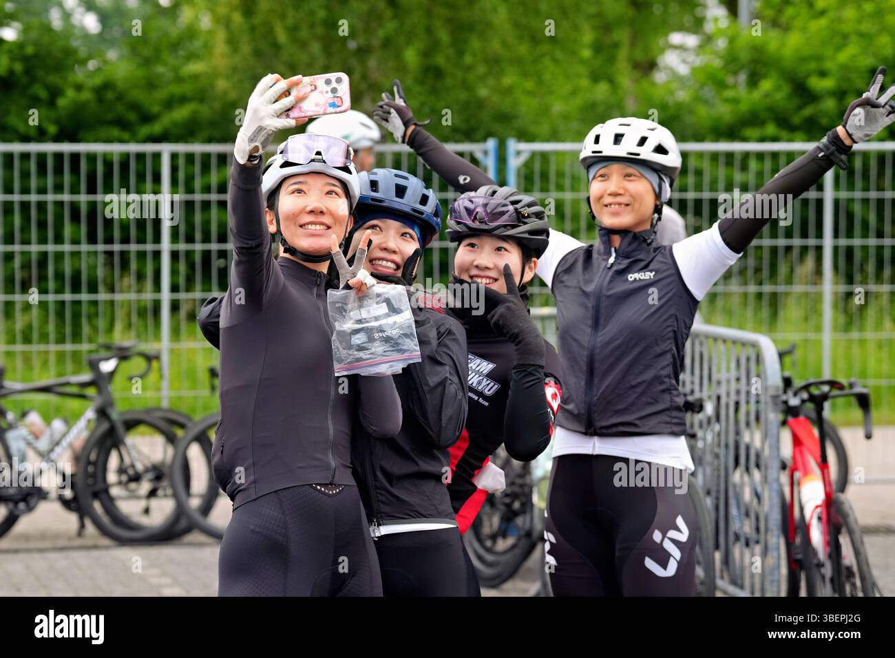 JOURE, NETHERLANDS - MAY 29: Mei Han, Ayano Sato, Kim Min Sun, Miho ...