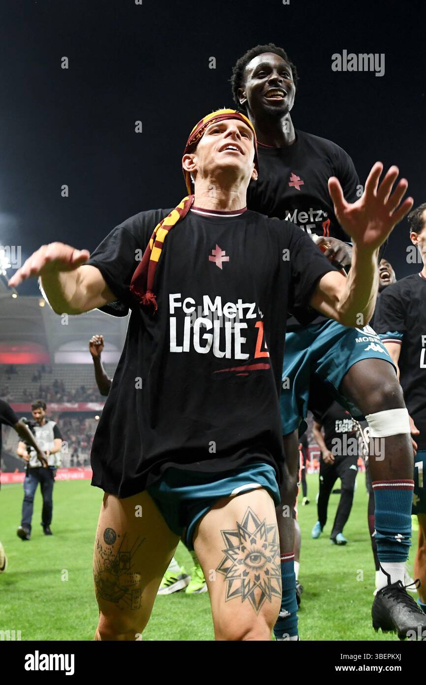 09 Ibou SANE (fcm) - 07 Gauthier HEIN (fcm) during the playoffs match ...