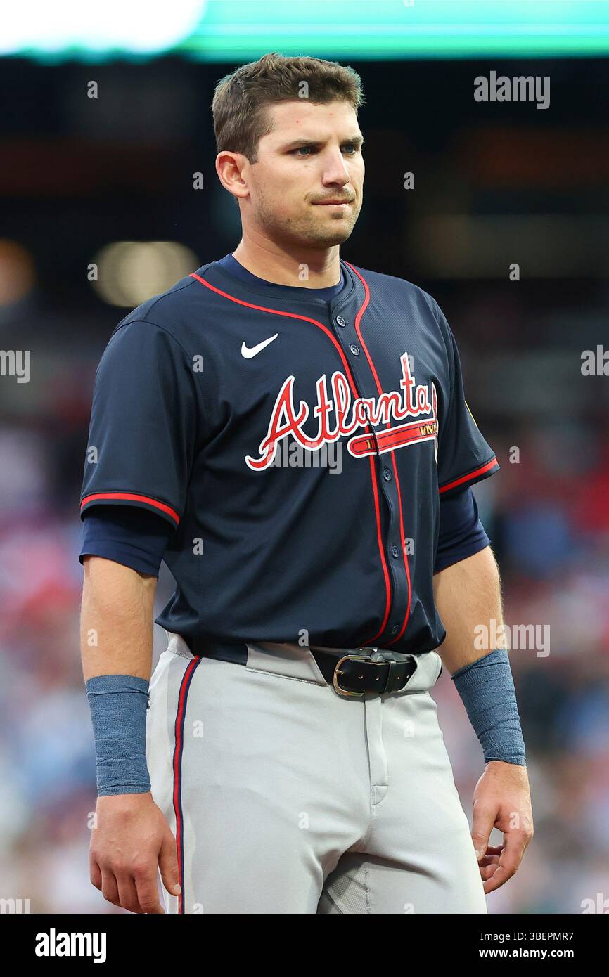 PHILADELPHIA, PA - MAY 27: Austin Riley #27 of the Atlanta Braves ...