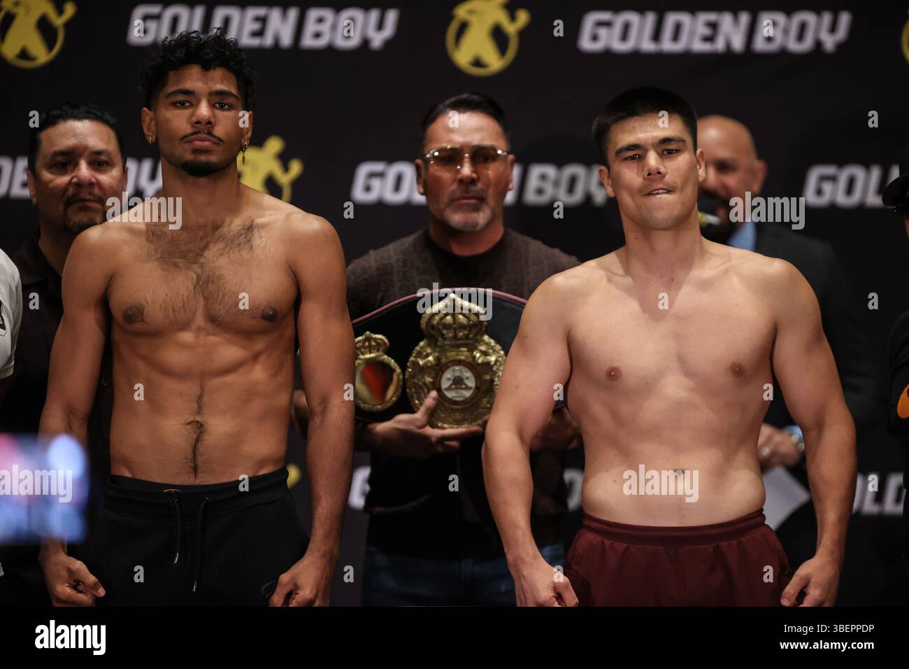 May 29, 2025: (L-R) Darius Fulghum and Bektemir Melikuziev on stage ...