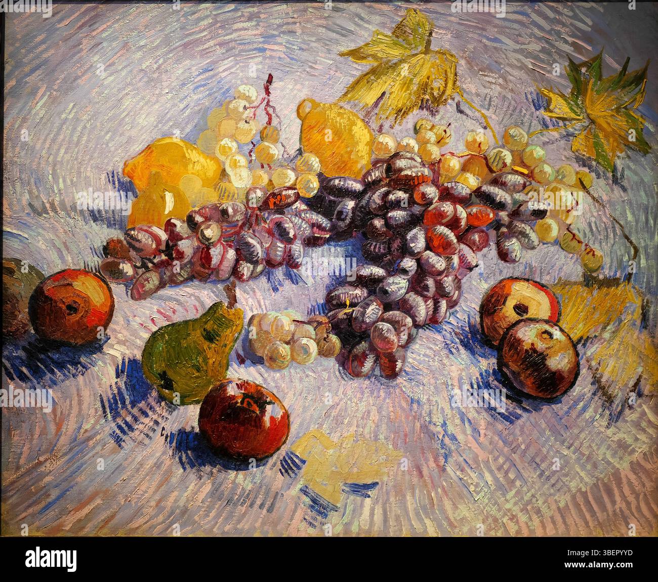 Vincent van Gogh, Still-life with Grapes, Apples, Lemons and Pear, 1887 ...
