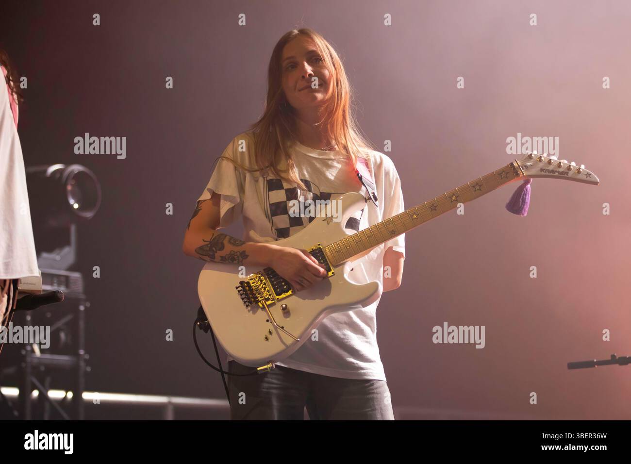 Manchester, England, 29th May, 2025. Wet Leg playing o2 Victoria ...