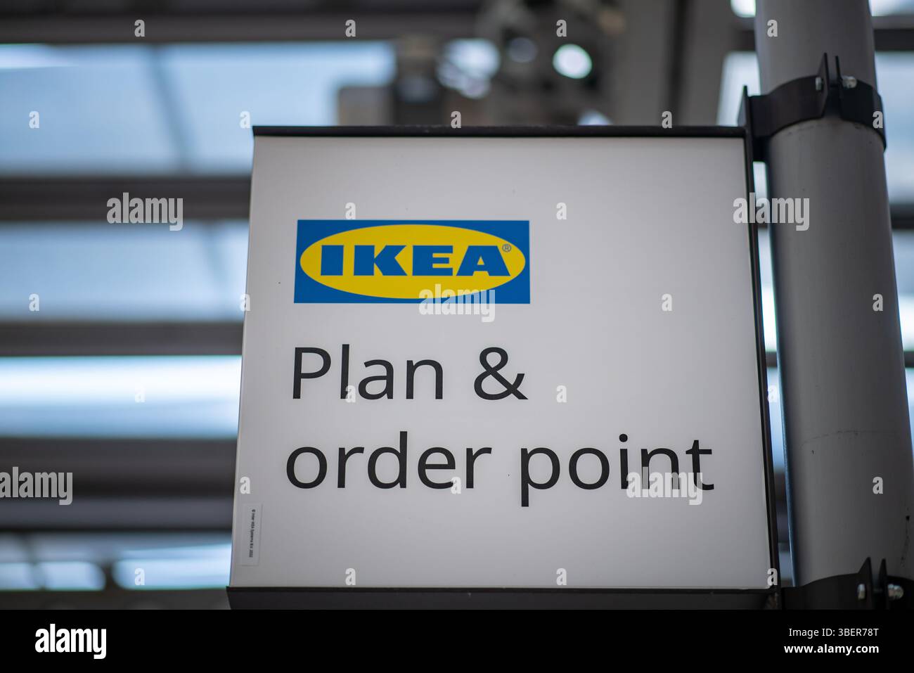 IKEA logo with a simple and modern design, features the company name in ...