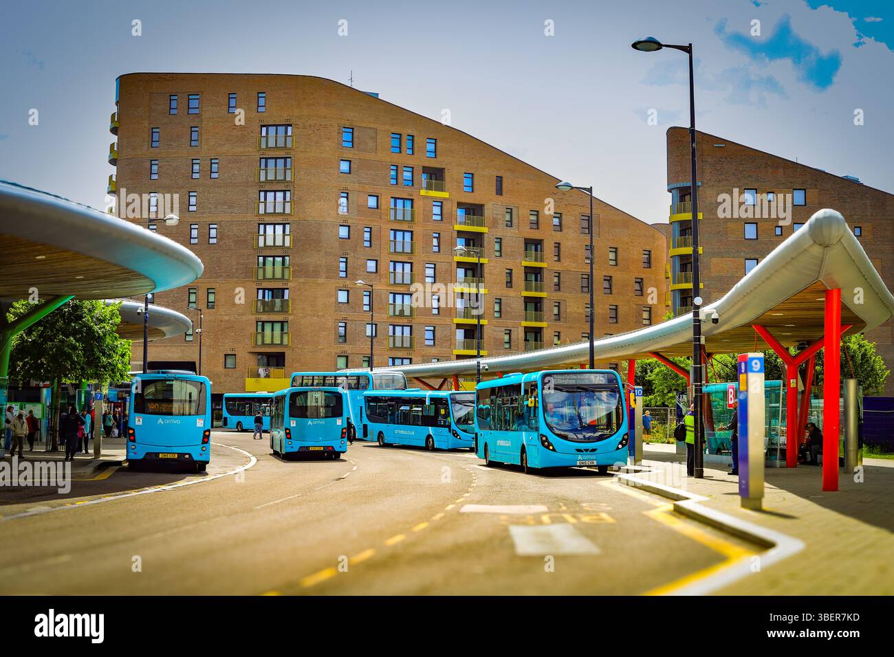 Chatham bus station, the main public transport hub of the Medway towns ...