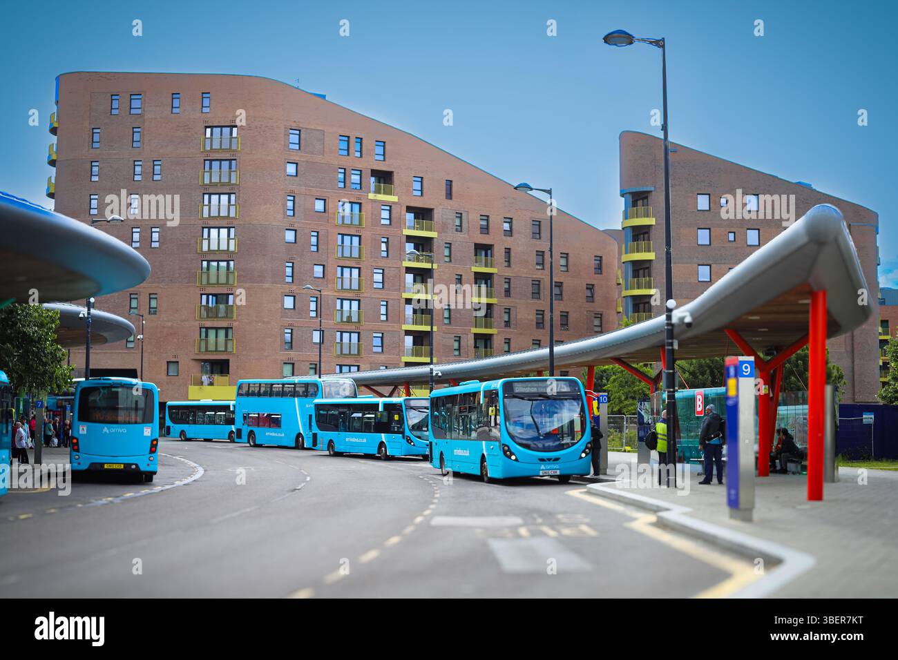 Chatham bus station, the main public transport hub of the Medway towns ...