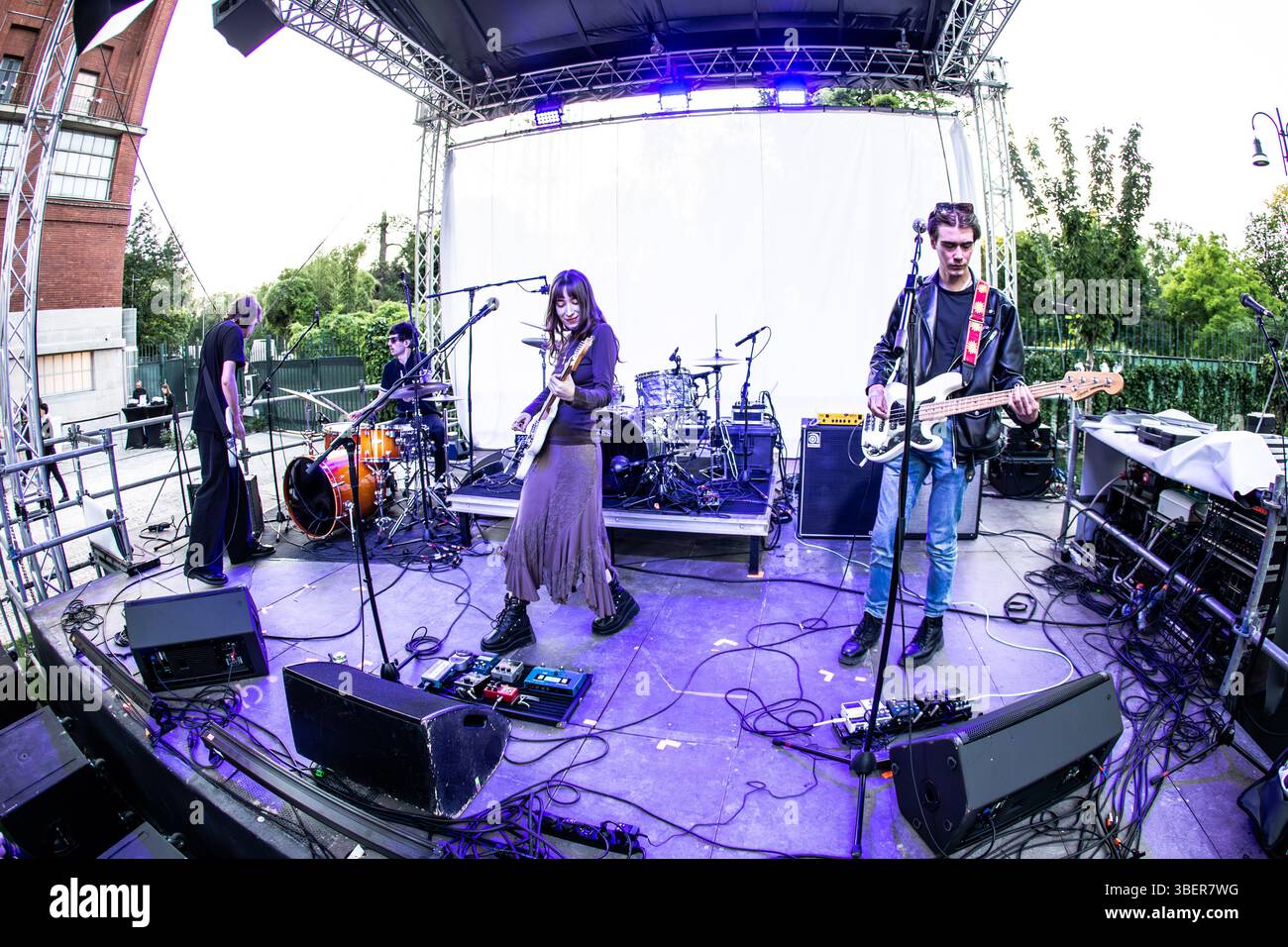 Milan Italy. 29th may 2025. The Italian band GLAZYHAZE performs live on ...